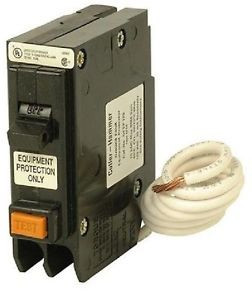 Single 1 Pole Circuit Breaker 20 Amp Ground Fault Equipment Protection ...