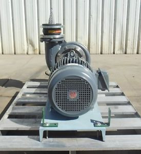 VERTIFLO 1424 6x6x10 316SS HORIZONTAL PROCESS CHEMICAL END SUCTION PUMP ...