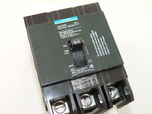 New Siemens Bqd350 3P 50A 240/480V Breaker 1-Year Warranty - SPW Industrial