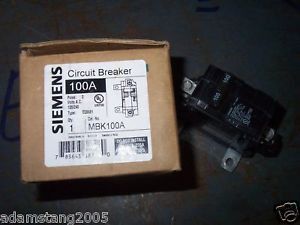 New Siemens Murray Mbk Mbk100A 2 Pole Main Breaker - SPW Industrial