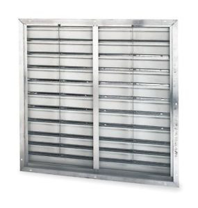 Dayton 42 Backdraft Damper / Wall Shutter 42-1/2 x 42-1/2 Opening ...