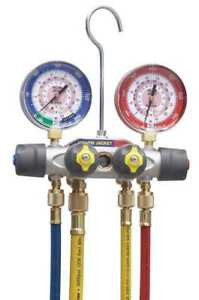 Mechanical Manifold Gauge Set Yellow Jacket 49967 - SPW Industrial