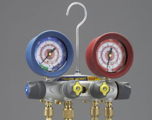 Yellow Jacket 46011 Brute Ii 4 Valve Manifold Only R22/410A - SPW ...