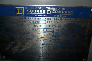 Square D 15 Kva Transformer Cat 15T3H - SPW Industrial