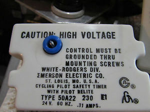 White-Rodgers 50A22-230 Hot Surface Ignition Control 5-Wire Edge Conn ...