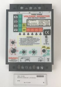 3-Phase Voltage Monitor 480V W/10 Fault Memory Motor Protector Ssac Wvm ...