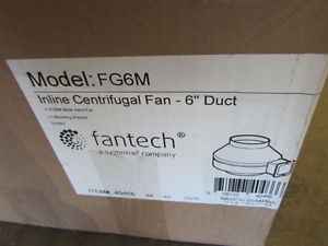 Fantech Fan Tech Fg6M 6 Inch 6 Exhaust Fan Blower Radon Fg 6M - SPW ...