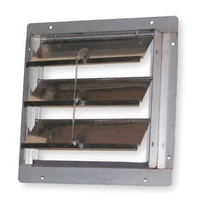 Dayton 20 Backdraft Damper / Wall Shutter 20-1/2 X 20-1/2 Opening ...