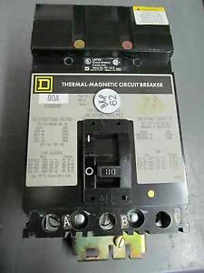 Square D Fh36080 I Line Circuit Breaker 80 Amp 600 V 3 Pole - SPW ...