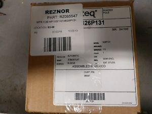 Reznor Part No. 95547 Motor 1/20 Hp 115/1/60 326P131 - SPW Industrial