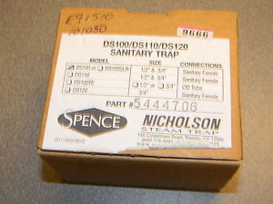 Nicholson DS100 Sanitary Thermostatic Steam Trap and P/N 5444706 New ...