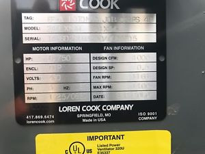 New Cook Ventilation Exhaust Fan XMWH - SPW Industrial