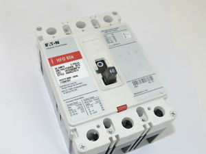 Used Cutler Hammer Eaton Hfd3060 3P 60A 600V Breaker 1-Year Warranty ...