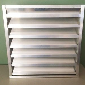 DRAINABLE LOUVER FIXED 29-1/2 H ALUM - SPW Industrial