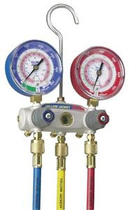 Yellow Jacket Mechanical Manifold Gauge Set 2-Valve - 49847 - SPW ...