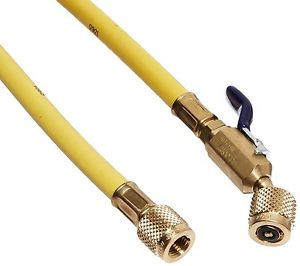 Yellow Jacket 29199 100 Yellow Compact Ball Valve Plus II 1/4 Hose ...