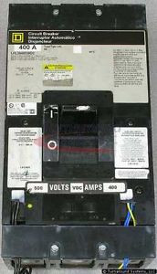 Square D Lhl3640030Dc-Lg1 Breaker, 400 Amp, Shunt Trip, Aux Sw, Used ...