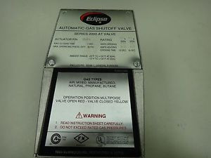 Eclipse Automatic Gas Shutoff Valve Series 2000 Actuator 15194 - SPW ...