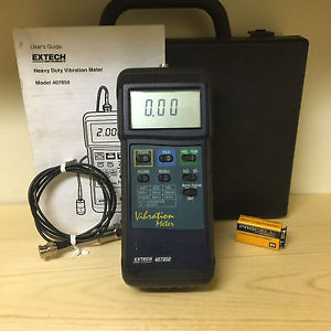 Extech 407850 Heavy Duty Vibration Meter w/ Probe - Mechanical ...