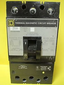 Square D 250 Amp 3P. Kal362506168 Breaker W/Shunt Trip Vc-214A - SPW ...