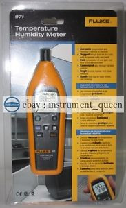 Fluke 971 Temperature Humidity Meter Tester Psychrometer 99 Record ...