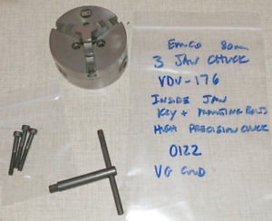 Buy- Emco Compact 5 Lathe 3 Jaw 80Mm Chuck V3U-176 High Precision 0122