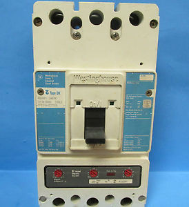 Westinghouse Type Dk 400Amp 3 Pole Breaker W/250A Trip Dk3400W ...