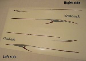 Buy- Outback Rv Keystone Camper Wheel Trailer Decals Stickers Set