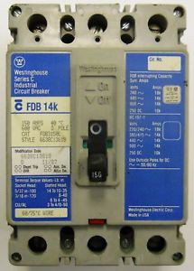 Westinghouse Series C Industrial Breaker Fdb3150L - SPW Industrial