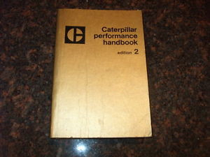 Buy- Cat Caterpillar Performance Handbook Edition 2 Two 1972