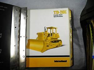 Buy- Ih International Td20E Td-20E Crawler Dozer Service Operations ...