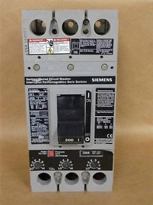 Siemens Hfxd63B200 Ser A Sentron Series Molded Case Circuit Breaker 200 ...