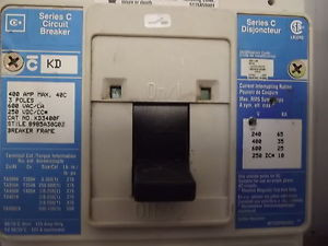 Kd3400F Cutler Hammer 3P 400A 600V Series C Circuit Breaker - Type ...