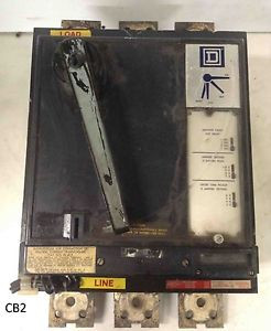 Square D Pe Frame Circuit Breaker 1600 Amp 3 Pole Pe16-1600 600 Vac ...