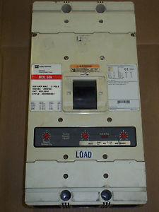 Cutler Hammer Mdl 50K 3 Pole 800 Amp Trip 600V Mdl3800 Circuit Breaker ...
