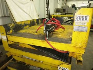 8,000 Lb. Airfloat Pneumatic Tilt Table - SPW Industrial