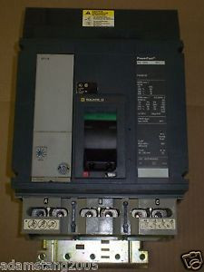 SQUARE D PG 1200 3 pole 1200 amp 600v PGA36120 Instantanious Circuit ...