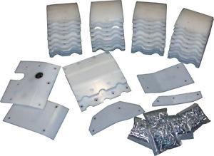 Cs25Ihna Poly Skid Plate Kit 25 For Case Ih 1020 Platforms - SPW Industrial