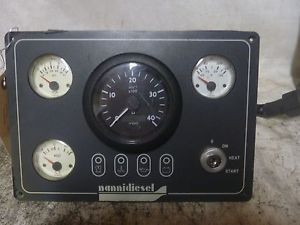 Nanni Diesel Control Gauge Panel - SPW Industrial