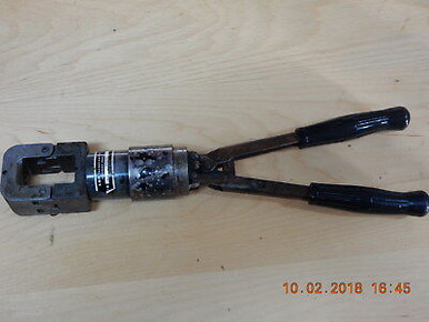 Amp Tyco 69061 Heavy Duty Built In Hydraulic Hand Crimper Crimp Tool ...
