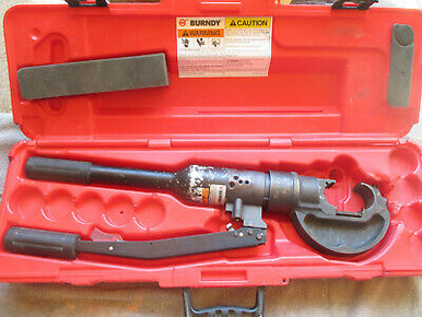 Burndy Y750Hsxt Hydraulic / Manual Hand Crimping Tool / Crimper With ...
