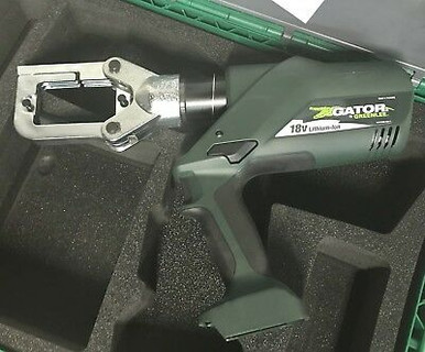 Greenlee Gator 18V Cordless 6 Ton Ccx Tool Cable Cutter Crimper Punch ...