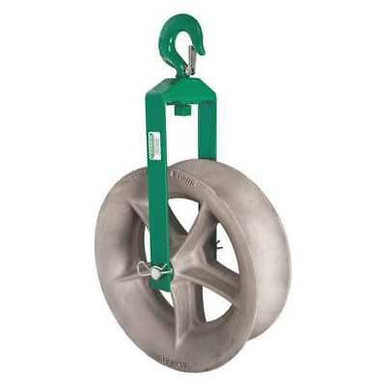 Greenlee 8018 Hook Sheave, 18 In, 8,000 Lb Capacity - SPW Industrial