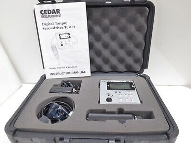 Cedar Dis-Rl2 Digital Torque Screwdriver Tester Used Good - SPW Industrial
