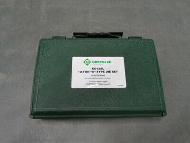 New Greenlee Kd12Al U Die Kit For 6 Awg -750 Kcmil Mcm Aluminu ...