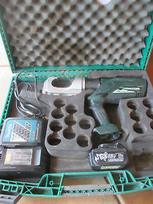 Greenlee Gator Ek1240L 12 Ton Cordless Crimper / Crimping Tool W ...