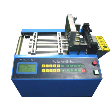 YS-100 Automatic Heat shrink Tube Cutting Machine Cable Pipe Cutter ...