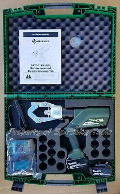 Greenlee Gator Ek12Idl Battery Hydraulic Crimper 12 Ton Dieless ...