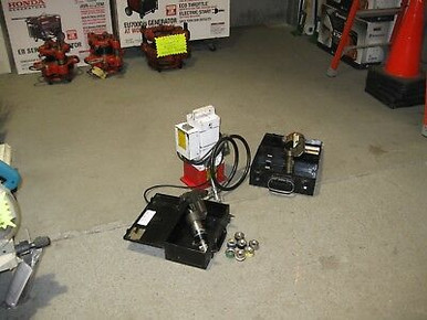 Burndy Hyd. Crimper Y750Bhxt,Cutter Hcc10.Pump Ecc-10 & 7-Die Sets ...