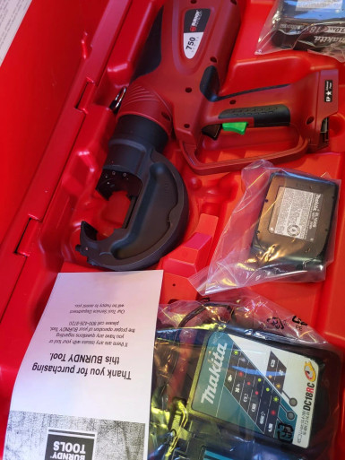 Burndy Pat750Li Battery Operated Crimping Tool - SPW Industrial